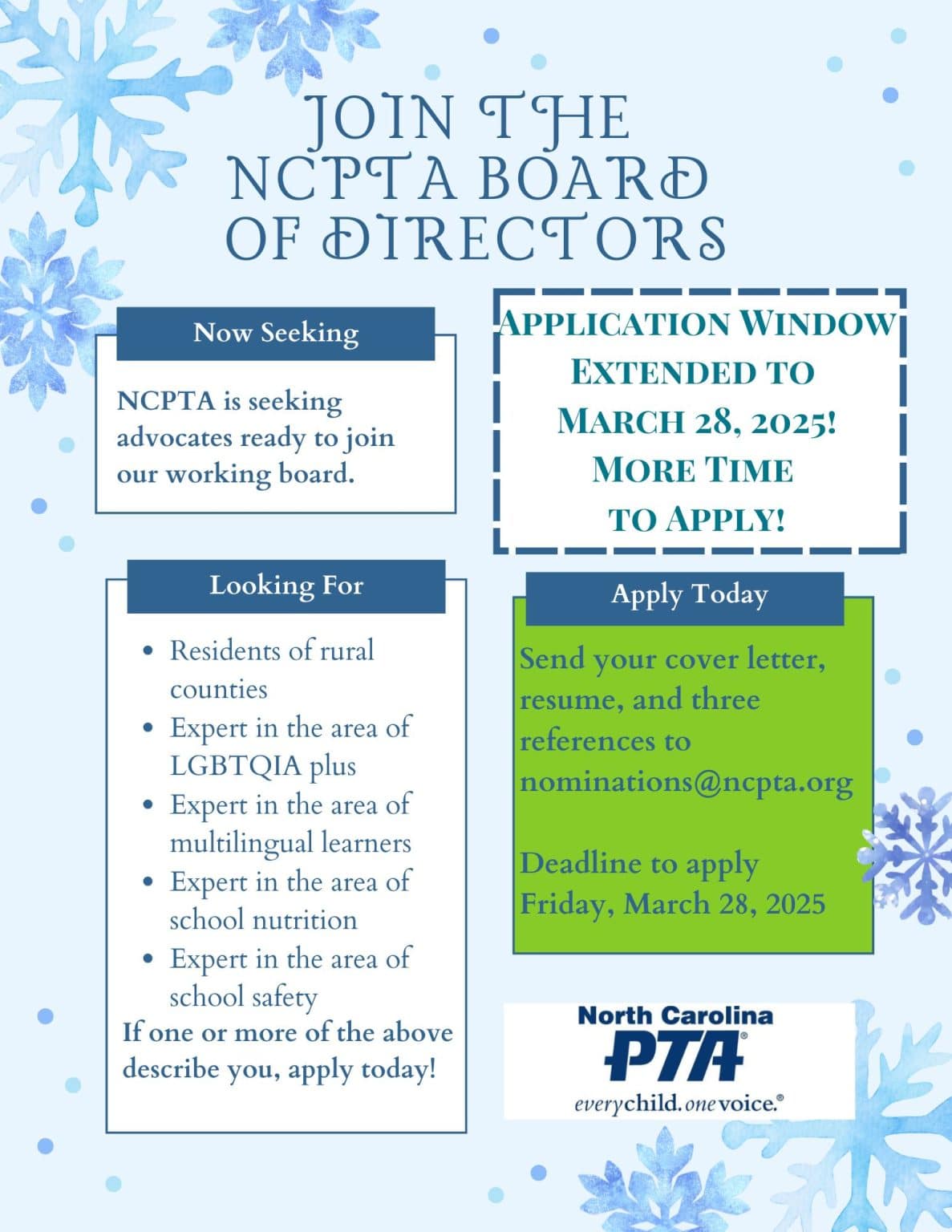 North Carolina PTA - every child. one voice.